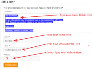 How to Submit Query to US? Answer: By LEAVE A REPLY